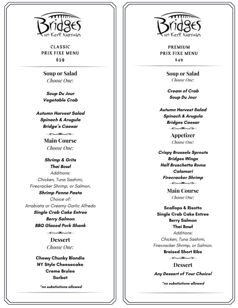 Bridges Restaurant – Kent Narrows, Maryland