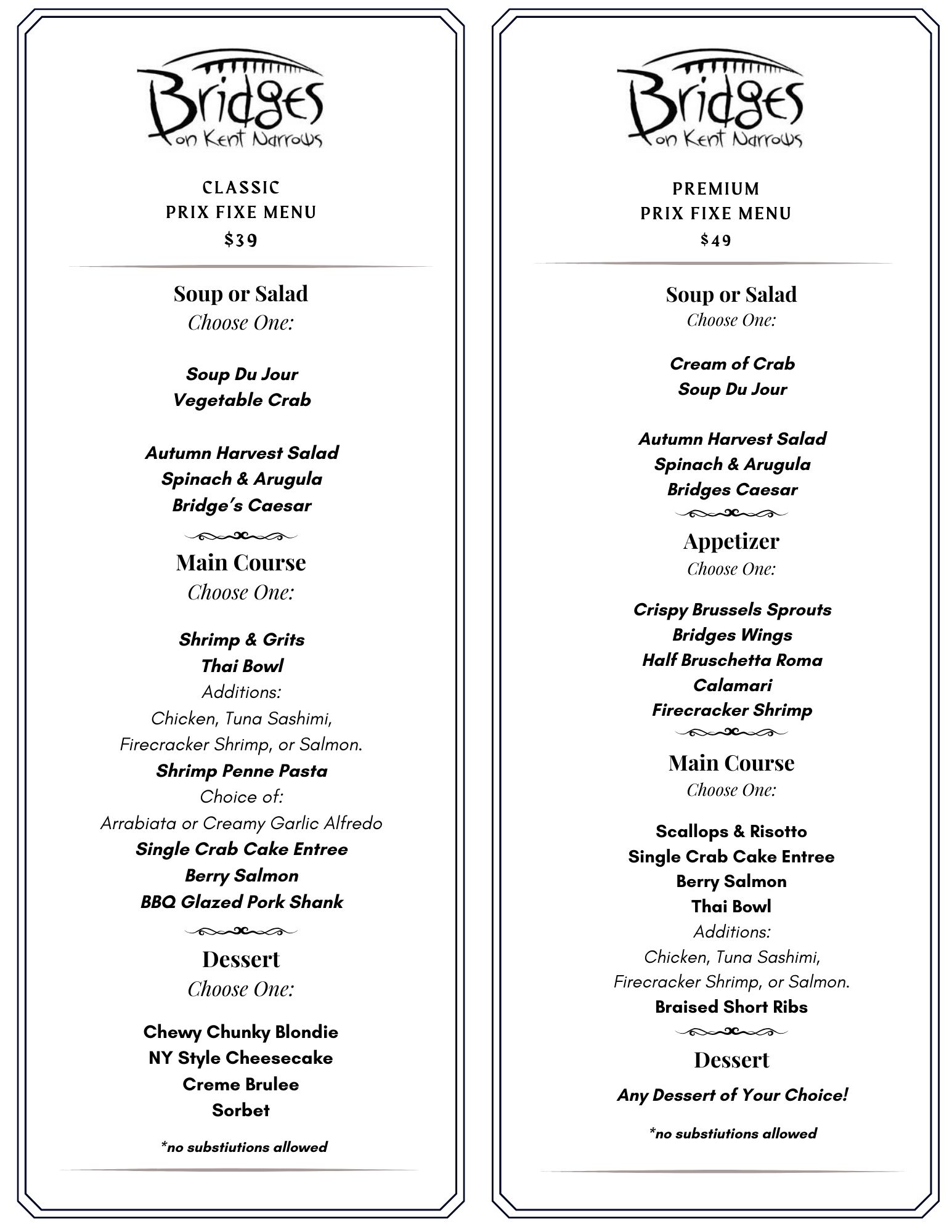 Bridges Restaurant – Kent Narrows, Maryland